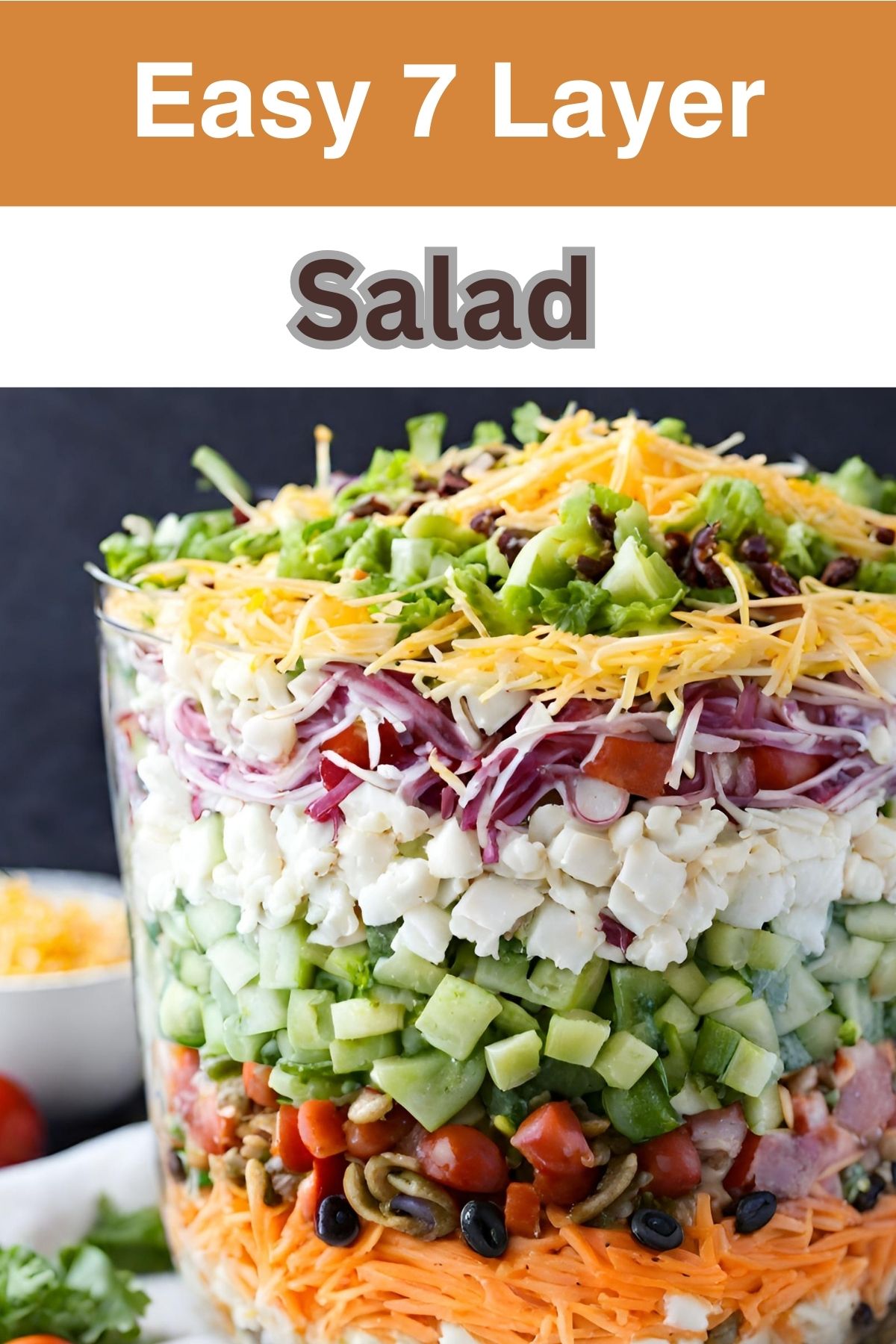 Easy 7 Layer Salad – The Delish Recipe