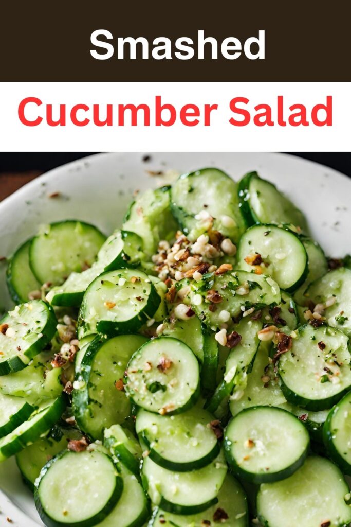 Smashed-Cucumber Salad – The Delish Recipe