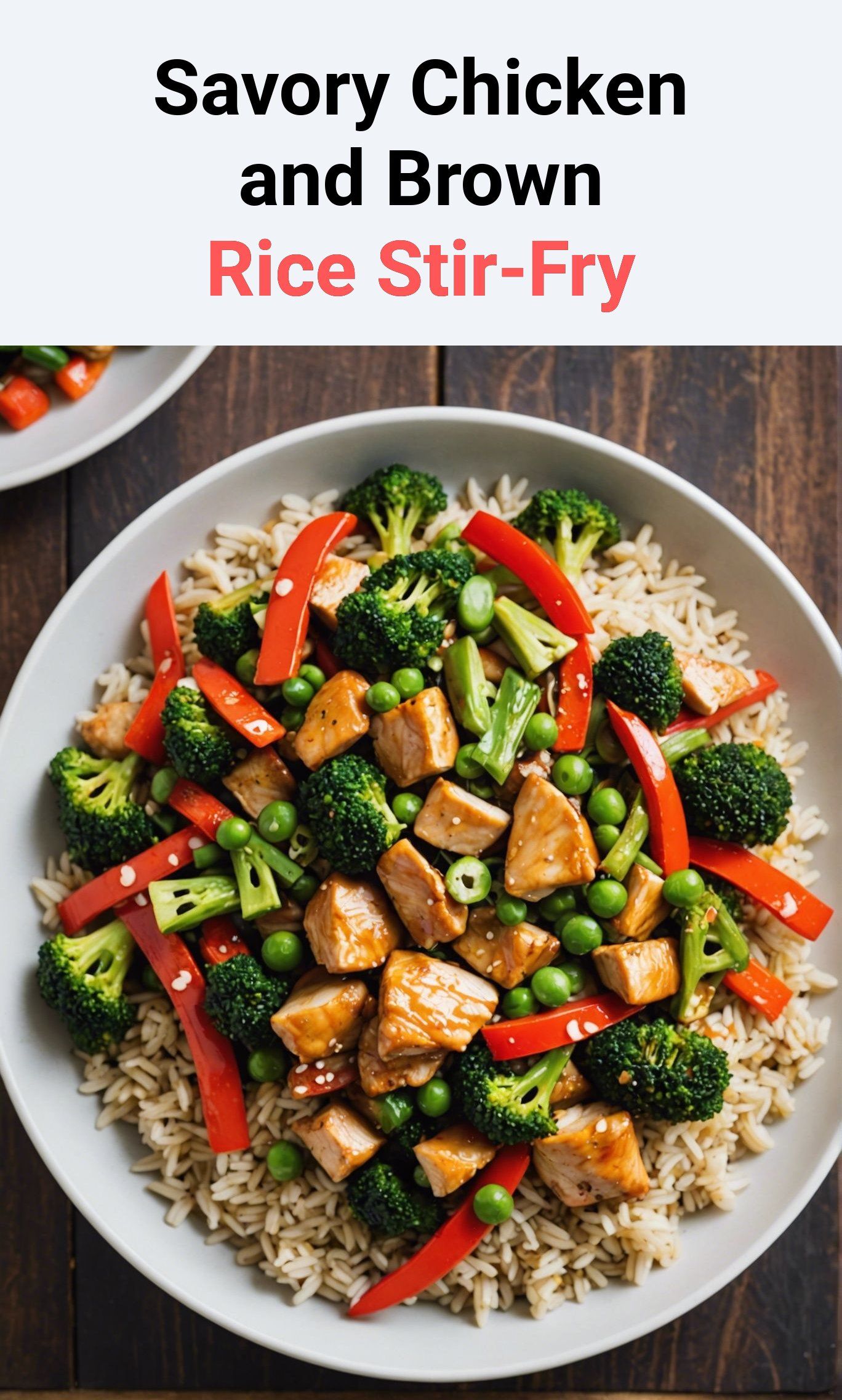 Chicken Stir-Fry With Brown Rice – The Delish Recipe
