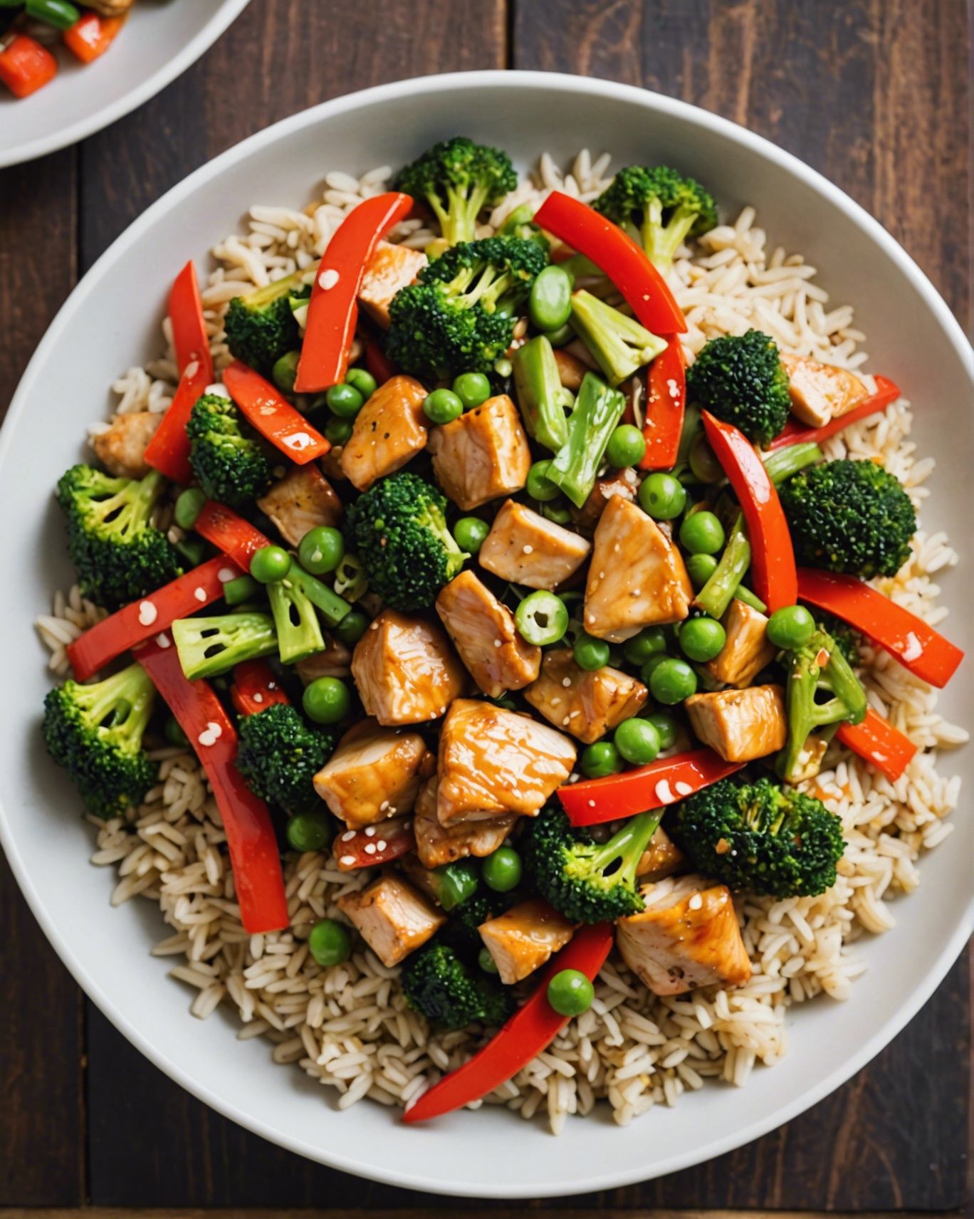 Chicken Stir-Fry With Brown Rice – The Delish Recipe