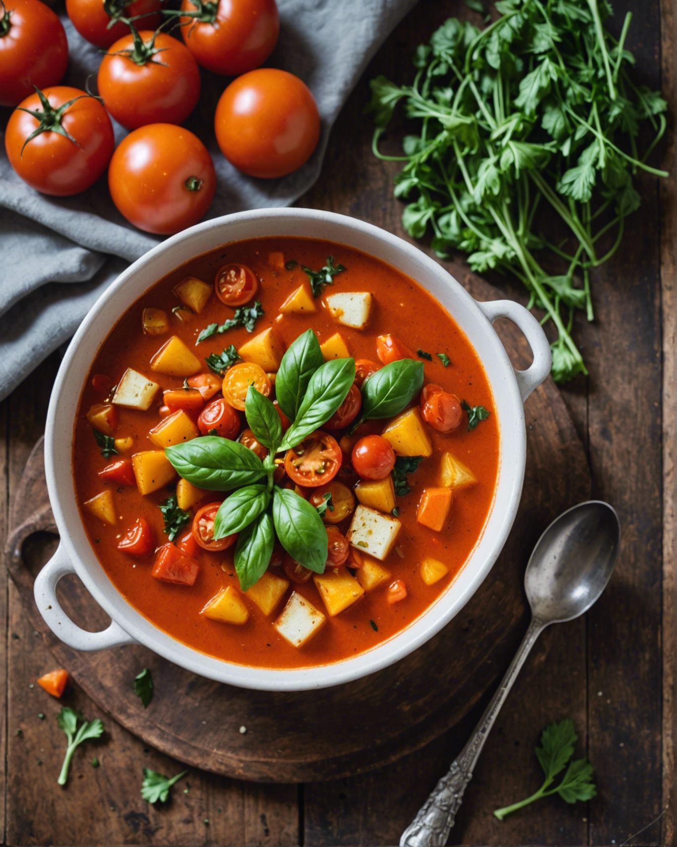 Roasted Tomato And Vegetable Soup – The Delish Recipe