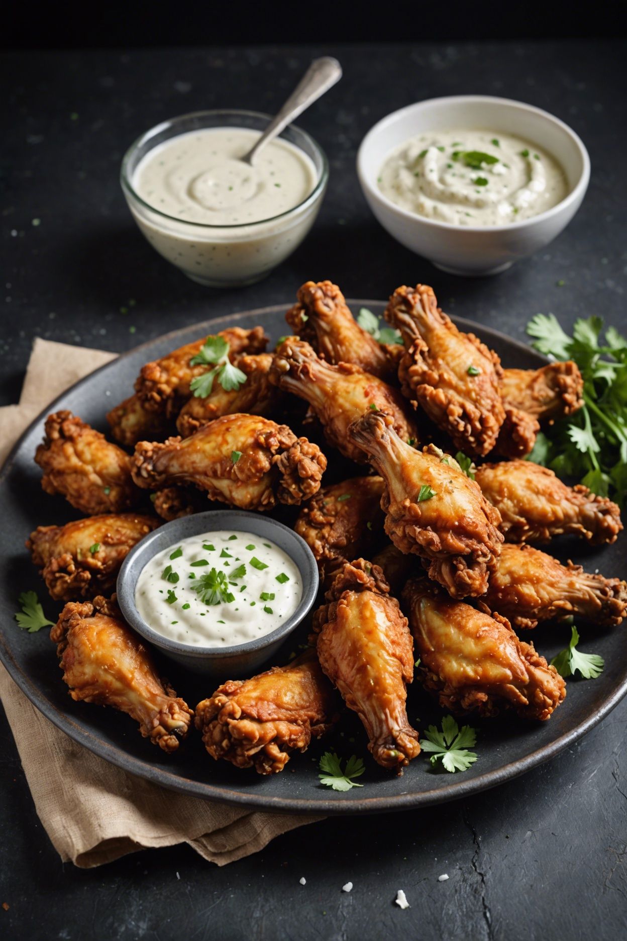 Herb Seasoned Chicken Wings – The Delish Recipe