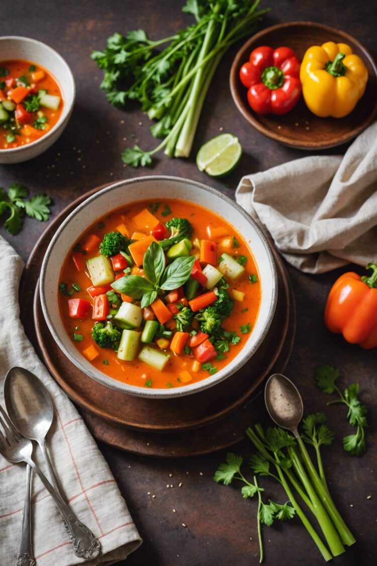 Roasted Tomato And Vegetable Soup – The Delish Recipe